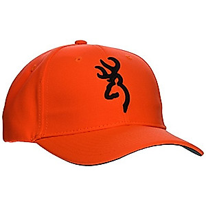 Browning womens Baseball Browning 30840501 Cap Safety 3D Bkmk Blaze Blk, 3d Blaze, One Size US