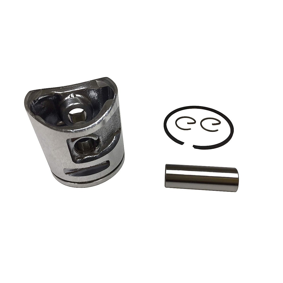 EngineRun 42MM Piston & Piston Ring Kit Compatible With Husqvarna 445 445E 450 450E Jonsered 2245 Parts Chainsaw Replacement Part Fits for OEM 544088403 544 08 84-03