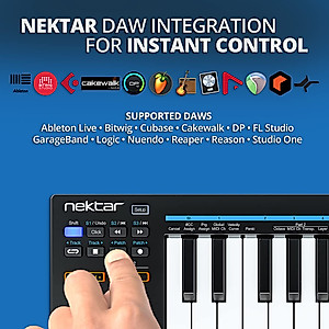 Nektar Impact GX Mini USB MIDI Controller, 25-Key