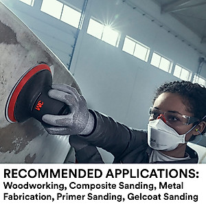 Cubitron Xtract Net Disc 710W, 220+, 6 in, Die 600Z, Pack of 50 Hook and Loop Sanding Discs, Virtually Dust-Free, Premium Option for Metal, Wood, Composites, Stock Removal, and Fine Finishing