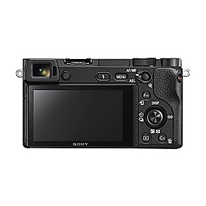 Sony Alpha a6300 Mirrorless Camera: Interchangeable Lens Digital Camera with APS-C, Auto Focus & 4K Video - ILCE 6300 Body with 3in LCD Screen (Black) (Renewed)