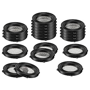 Joywayus Rubber Washers with 40 Mesh Stainless Steel Filter Screen Have Self Locking Tabs Fit for 3/4" Garden Hose or Water Faucet (Pack of 40)