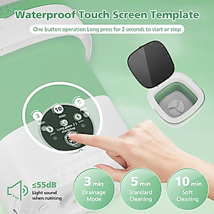 Portable washing machine, Portable Washer Cleans Underwear,Baby Clothes,Small Clothes,Pet Clothes for Traveling Camping Apartments RV.(Green, 12L)