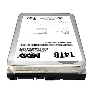 MaxDigitalData (MD14000GSA12872) 14TB 7200RPM SATA 6Gb/s 256MB Cache 3.5inch Internal Desktop Hard Drive - 3 Years Warranty