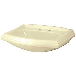 Gerber Danze G001256509 Allerton Petite Ped Top 21.5"x18.75" 4"CC Biscuit, Brushed Nickel