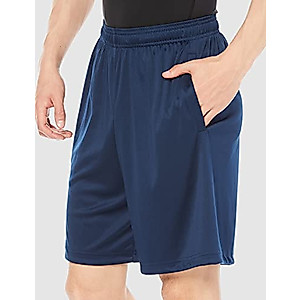Under Armour Men's Tech Boxed Logo Shorts, Academy (408)/Quirky Lime, Large
