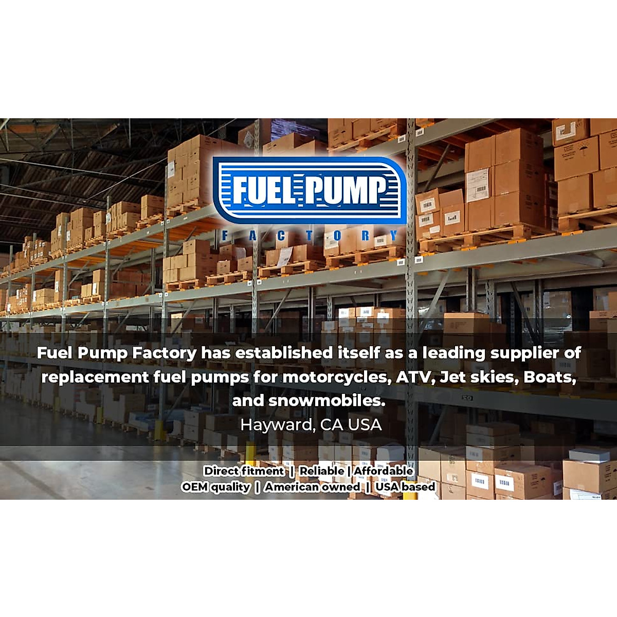 FPF fuel pump for John Deere Gator 2011-2017 590i 625i 825i 850i Replaces AM136612 and AUC11498