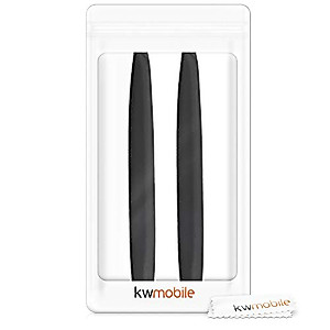 kwmobile Headband Cushion Pad Compatible with Sennheiser HD25 / HD25 Plus - Headphones PU Leather Cushion - Black