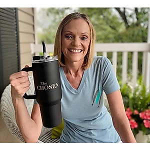 The Chosen: 3 Fish Tumbler - Black - 40 Ounces