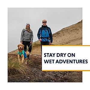 Ruffwear, Sun Shower Dog Raincoat, All-Weather Jacket, Waterproof, Windproof & Lightweight, Hibiscus Pink, Large