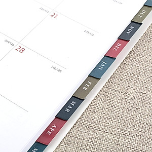 Academic Planner 2021-2022, AT-A-GLANCE Weekly & Monthly Planner, 8-1/2" x 11", Large, for School, Teacher, Student, Badge Floral (1535F-905A)