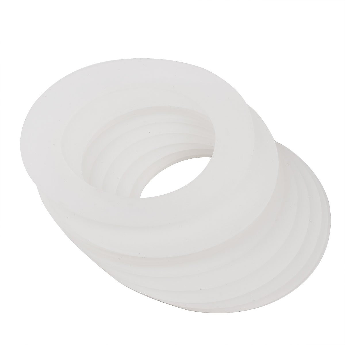 Aislor Silicone Replacement Gasket, Airtight Rubber Seals Rings for Mason Jar Lids, Leak-Proof Canning Fitting Seals 10Pcs 2.8 inch