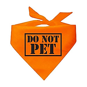 Do Not Pet Dog Bandana (Assorted Colors)