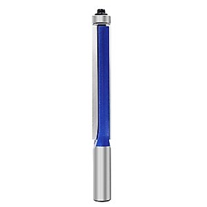 TOOLDO 3" inch Bearing Flush Trim Bit，C3 Carbide Flush Trim Router Bit, 1/2 inch Shank for Wood Router, for DIY, Woodworking Project, High Grade