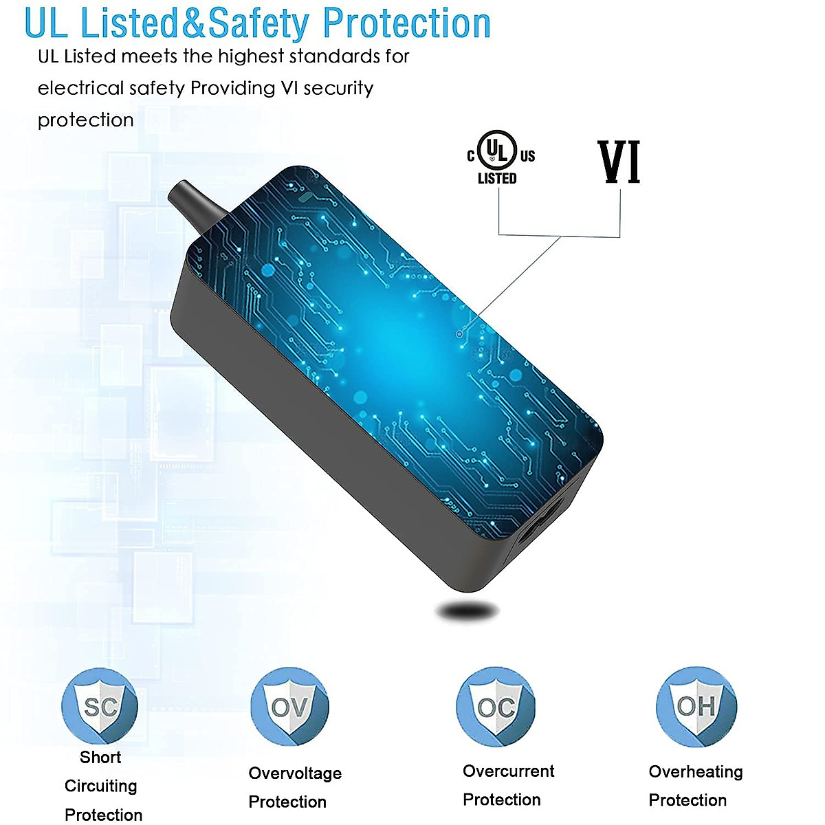 Superer AC Charger Fit for Toshiba Satellite CL15 CL15T CL45 CL15T-B CL45-C4330,Satellite Radius 11 L15W L15W-B L15W-B1302 L15W-B1208 L15W-B1208X Laptop Adapter Power Supply