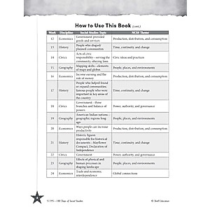 180 Days: Social Studies, Civics for 3rd Grade Practice Workbook for Classroom and Home, Cool and Fun Practice Created by Teachers (180 Days of Practice)