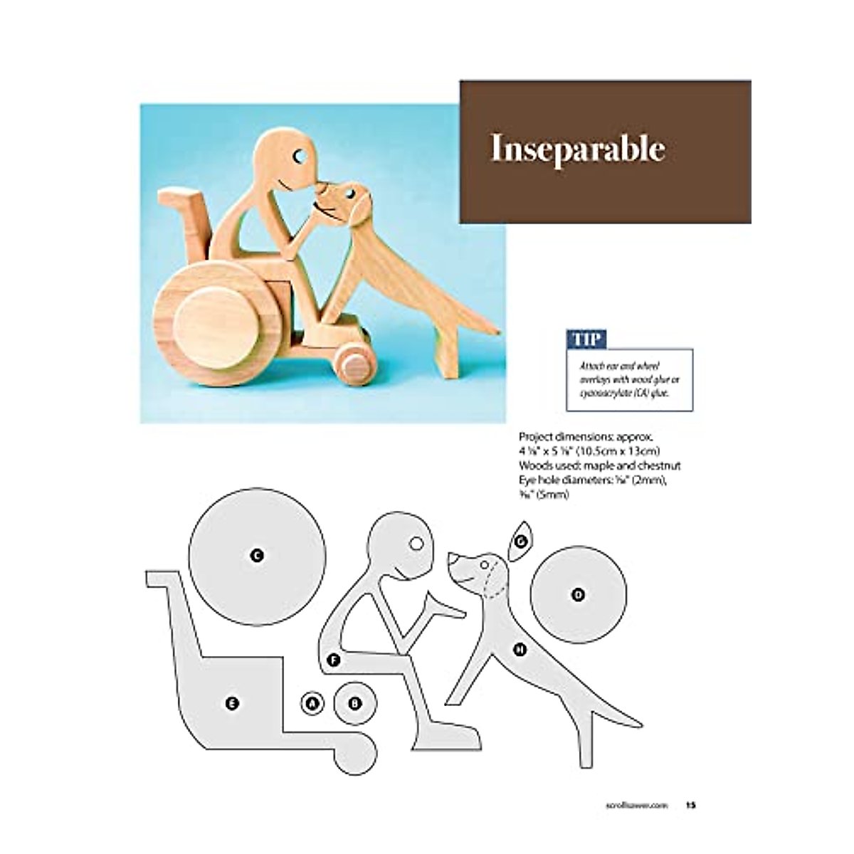 Making Wooden People & Pets with Personality: 24 Easy Projects for the Scroll Saw (Fox Chapel Publishing) Full-Size Patterns for Beginners and Intermediate Scrollers to Create Handmade Gifts in Wood