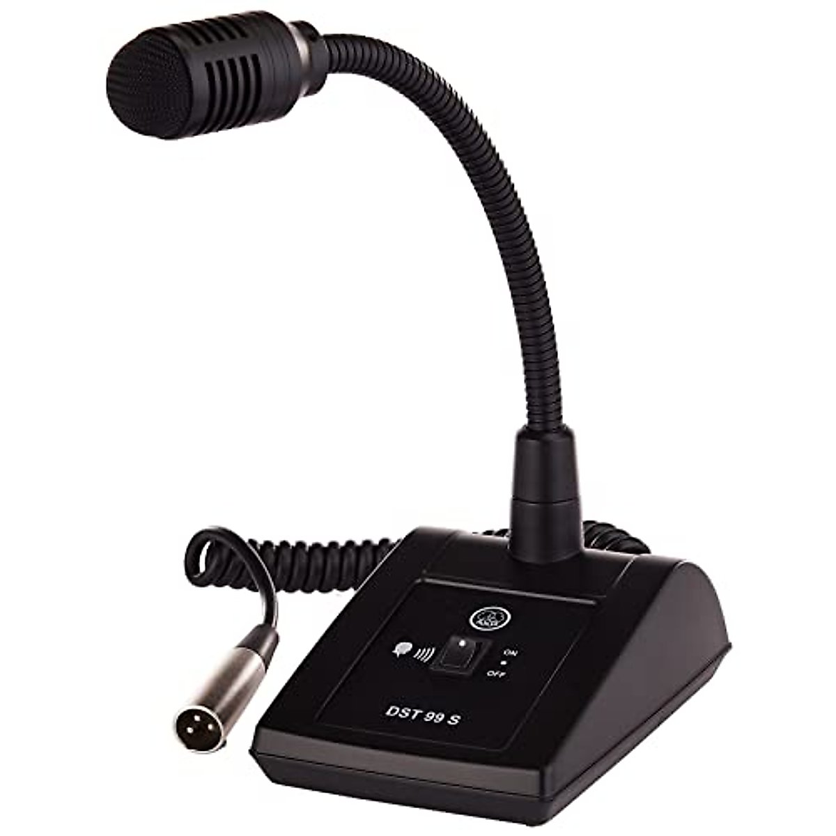 AKG Pro Audio DST99S Dynamic Paging Microphone with Cardioid Polar Pattern for General Public and Communication Uses., Black