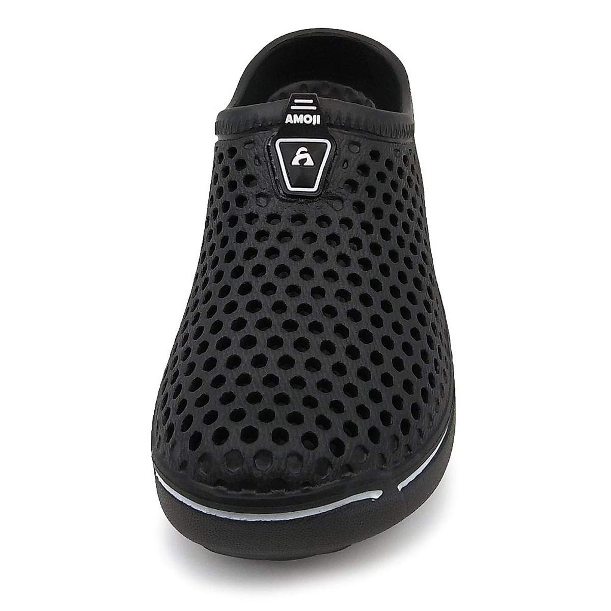 Amoji Garden Clogs Shoes Sandals House Slippers Home Room Shoes Indoor Outdoor Shower Shoe Sport Kids Child Children Baby Boys Girls (Toddler/Little Kid/Big Kid) Black 4-5 M US Big Kid