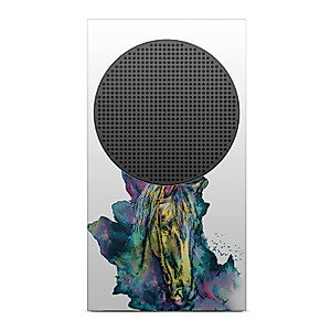 Head Case Designs Officially Licensed Riza Peker Horse Art Mix Vinyl Sticker Gaming Skin Decal Cover Compatible With Xbox Series S Console