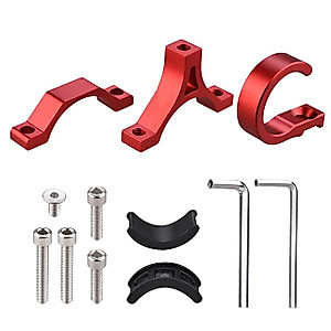 YBang Aluminum Alloy Hook, Metal Front Hook for Xiaomi Mi 3/1S/PRO 2 for Segway Ninebot Max G30 Series Electric Scooter, Universal Multifunctional Hook Scooter Bicycle Accessories (Red)