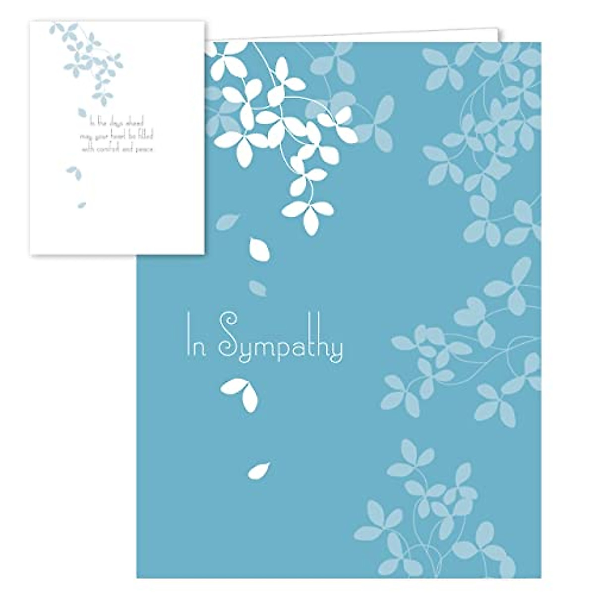 Heartfelt Sympathy Card Pack / 25 Note Cards Set / 5 Warm Comfort Designs / 4 5/8" x 6 1/4" Peace Note Cards/Made In The USA