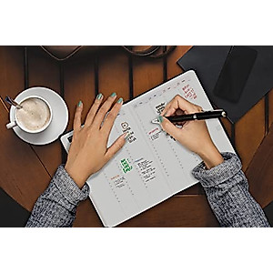 Inamio 24 Hourly Planner 2023 – 24 Hour Planner – Weekly and Monthly Appointment Book 2023 – Hardcover, Japanese Design – Minimalist Teacher Planner, Annual Planner with Time Slots – 6 x 8.5