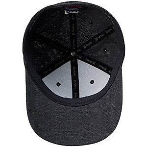 Hurley Men’s Hat – Phantom Flexfit Fitted Baseball Cap, Size Large-X-Large, Black