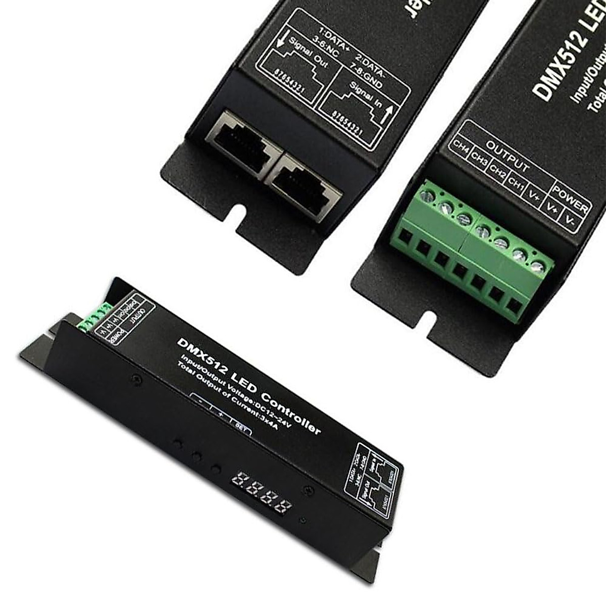 DMX512 decoder LED Digital Tube 4 Channel RGBW Strip Control Article LED Lights and Stage Lighting Engineering