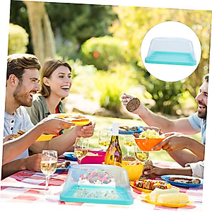 VICASKY Round Cake Carrier Two Sided Cake Holder Cake Carrier, Cake Stand with Lid and Handle, Cake Holder Storage