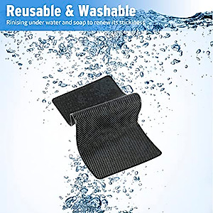 UYYE Car Dashboard Anti-Slip Rubber Pad, Universal Non-Slip Car Magic Dashboard Sticky Adhesive Mat, Car Interior Accessories, Non-Slip Mounting Pad 10.6" x 6.4"inch