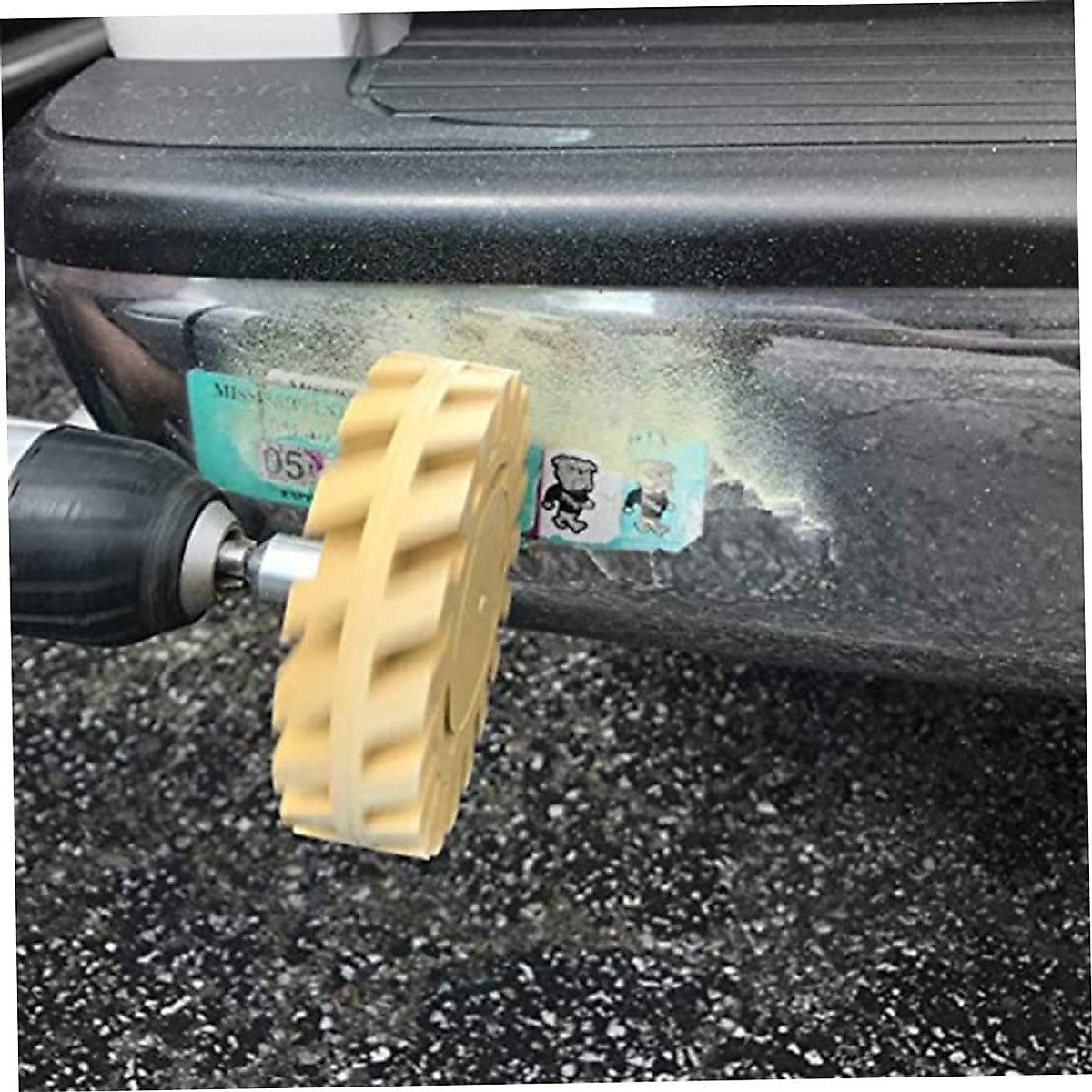 Decal Removal Eraser Decal Removal Wheel Eraser Anti Scratch 4inch Rubber Eraser Scraper Tool for Car Boat
