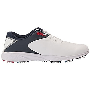 Callaway Footware Men's Golf Coronado v3 Sneaker, White/Blue/Red, 10.5