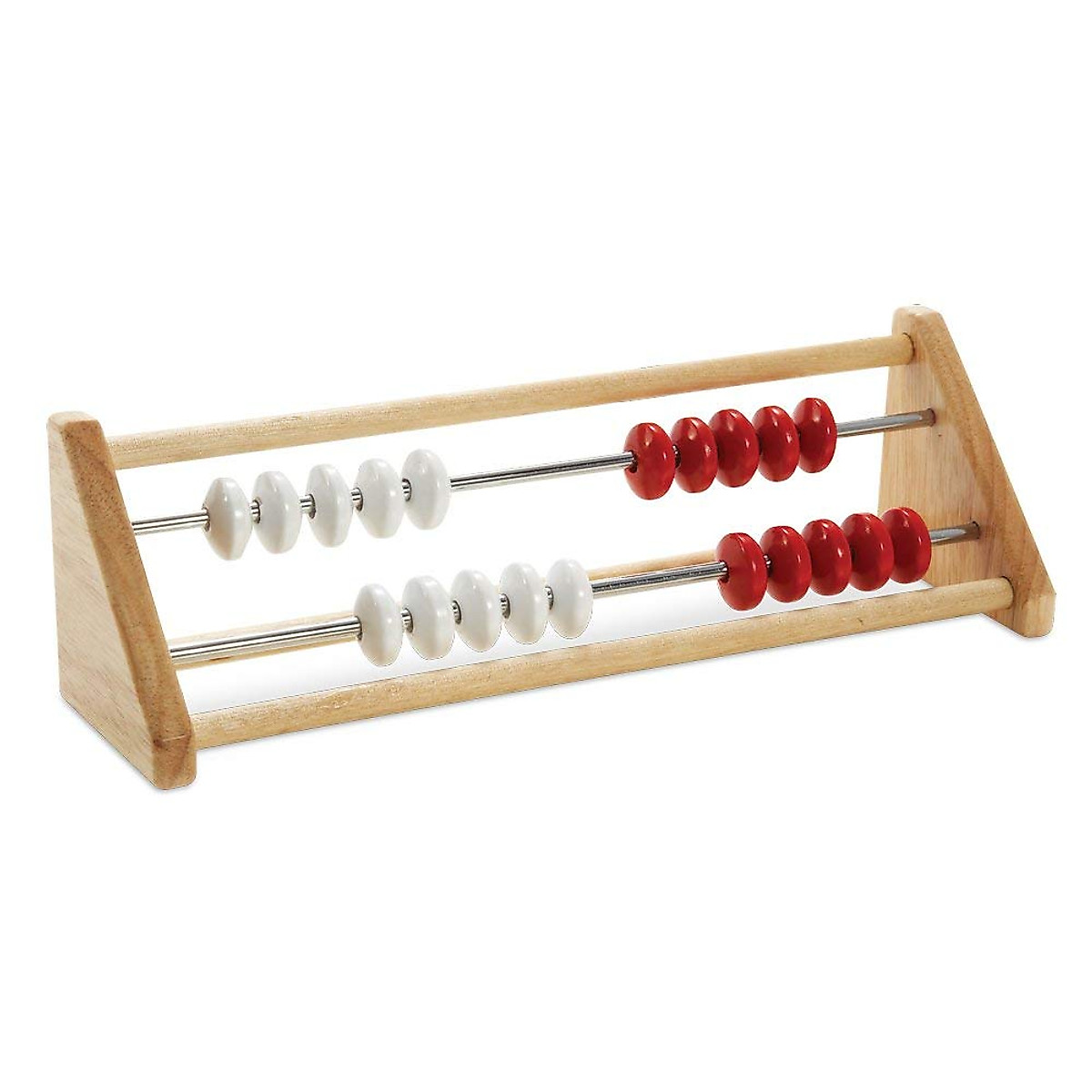 hand2mind 20 Bead Wooden Rekenrek Classroom Set, Abacus for Kids Math, Math Manipulatives Kindergarten, Counting Rack for Kids, Counters for Kids Math, Educational Toys for Elementary Kids (Set of 25)