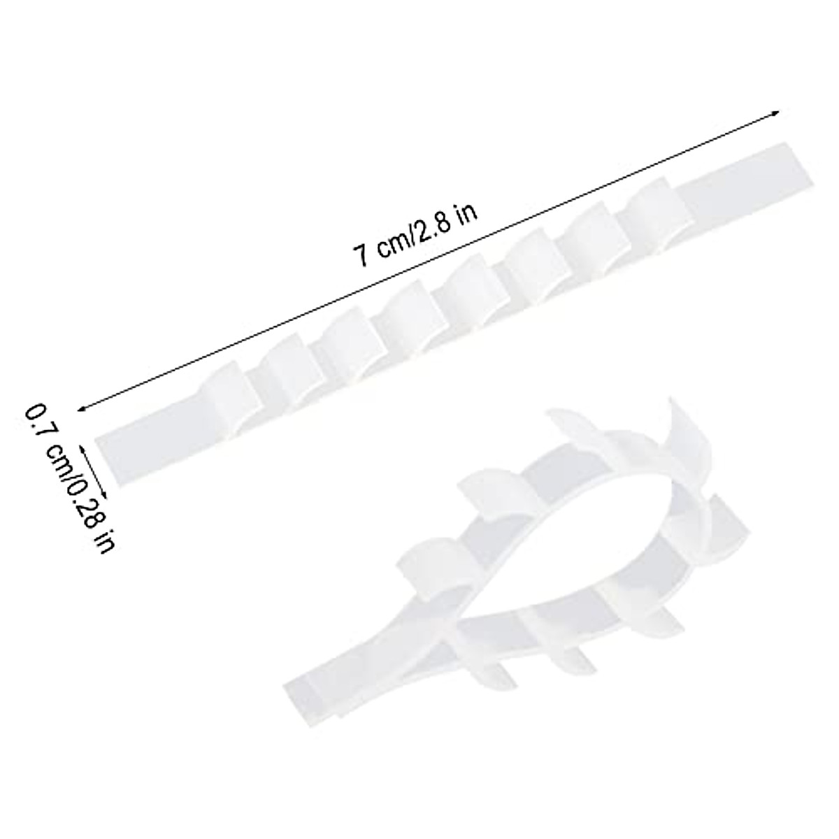 Clear Non Slip Rubber Hanger Grips, Clothes Hanger Strips Adhesive Clothes Hanger Grippers for Clothes Hangers(200 Pcs)