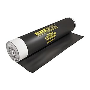 ROBERTS Black Jack Underlayment - 100 sq. ft. Roll - 43" x 28' x 2.5 mm