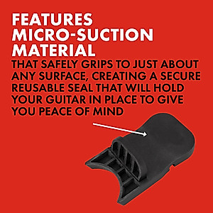 Fender Amperstand Guitar Amp Stand, Guitar Stand Substitute, Guitar Neck Rest Turns any Flat Surface into a Guitar Stand, Holds Picks, Cables, and More