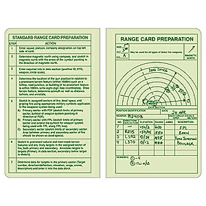 Rite In The Rain Weatherproof Tactical Field Notebook, 4 5/8" x 7", Green Cover, Universal Pattern with Reference Materials (No. 980), One Size (980L)