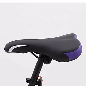 KADOCHNIKOVA Mens and Womens Hybrid Bike, 21 Speed, 26-Inch Wheels, Step-Through or Step-Over Frame, Front and Rear Fenders (Purple)