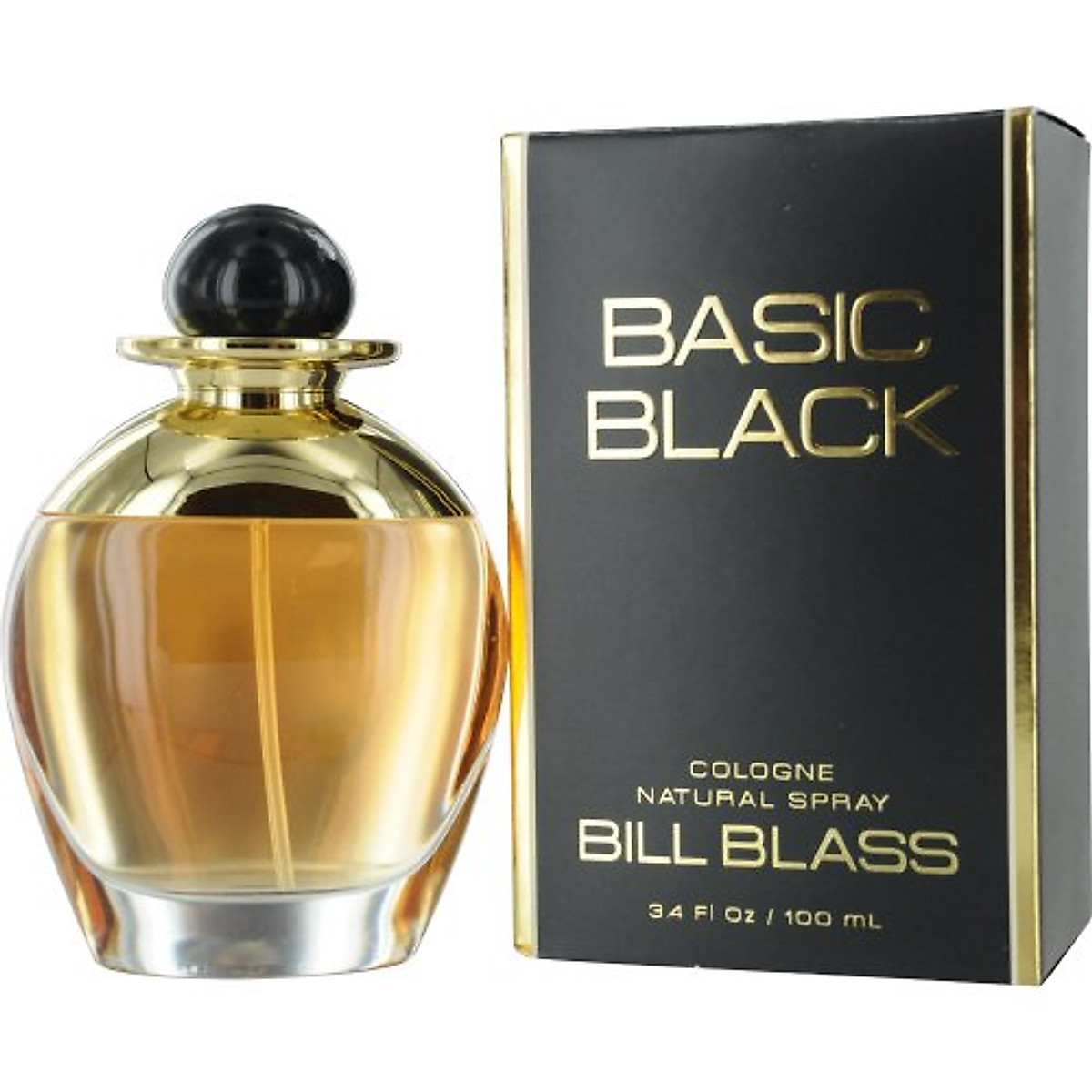 Bill Blass Eau De Cologne, Basic Black, 3.4 Ounce