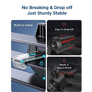 LISEN for MagSafe Car Mount Charger for iPhone 15, Wireless Universal Vent Charger for iPhone Car Accessories Magnetic Phone Holder Mount, Fits iPhone 15 Pro Max Plus Mini 14 13 12