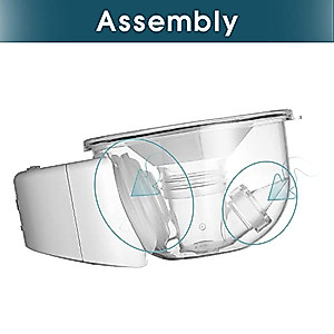 Begical Duckbill Valves & Silicone Diaphragm Compatible with Momcozy/TSRETE/PADRAM/LoveOfLive/OMFMF Wearable Breastpump, Wearable Breast Pump Accessories, Use with Wearable S9|S10|S12 Parts Replace