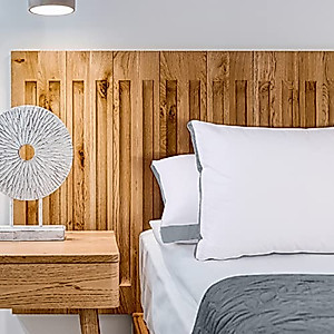 Utopia Bedding Bed Pillows for Sleeping Standard Size (Grey), Set of 2, Cooling Hotel Quality, Gusseted Pillow for Back, Stomach or Side Sleepers