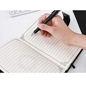 wyh Composition Classic Lined Notebook Digital Password Notebook Hardcover Writing Journal with Lined Pages，Notebook for Work Student A5 Journal (Color : Blue)