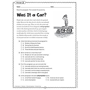 Scholastic Teaching Resources SC-546056 Comprehension Skills Gr 5 40 Short Passages For Close Reading