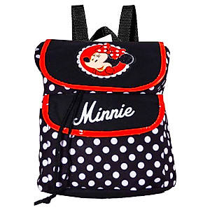 Minnie Mouse Mini Backpack Set - Minnie Mouse Preschool Backpack Bundle with Stickers | Minnie Mouse Backpack for Toddler Girls