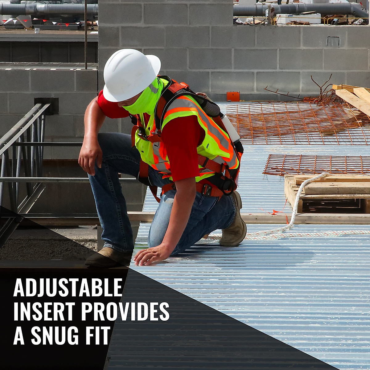 Malta Dynamics Made in US Full Brim Hard Hat, OSHA/ANSI Compliant, White