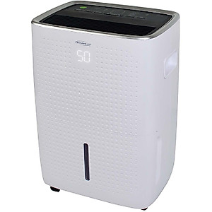Soleus AC Energy Star 25-Pint Portable Dehumidifier with Auto-Shutoff & Timer, Home Dehumidifier and Moisture Absorber For Basement, Garage, Living Room in White