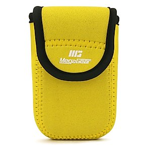 MegaGear MG1859 Ultra Light Neoprene Camera Case Compatible with Canon PowerShot SX620 HS, ELPH 180, ELPH 190 is, ELPH 360 HS, Elph 200 is, SX610 HS - Yellow