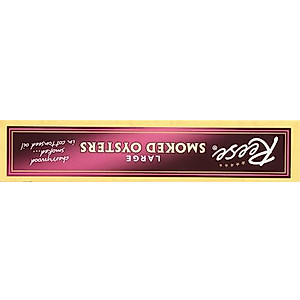 Reese Large Smoked Oysters - 3.7 oz